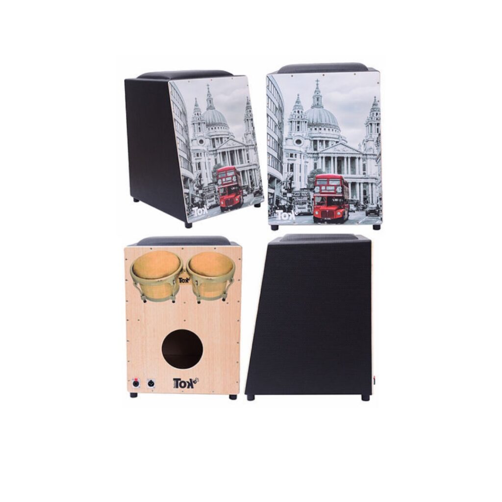 CAJON TOK ELETRICO LONDON COM BONGO EMBUTIDO 219 – Rossi