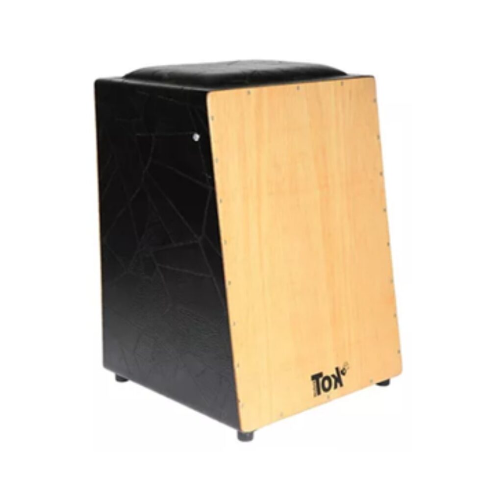 CAJON TOK ELETRICO PRETO/NATURAL 101 C/BONGO EMBUTIDO – Rossi