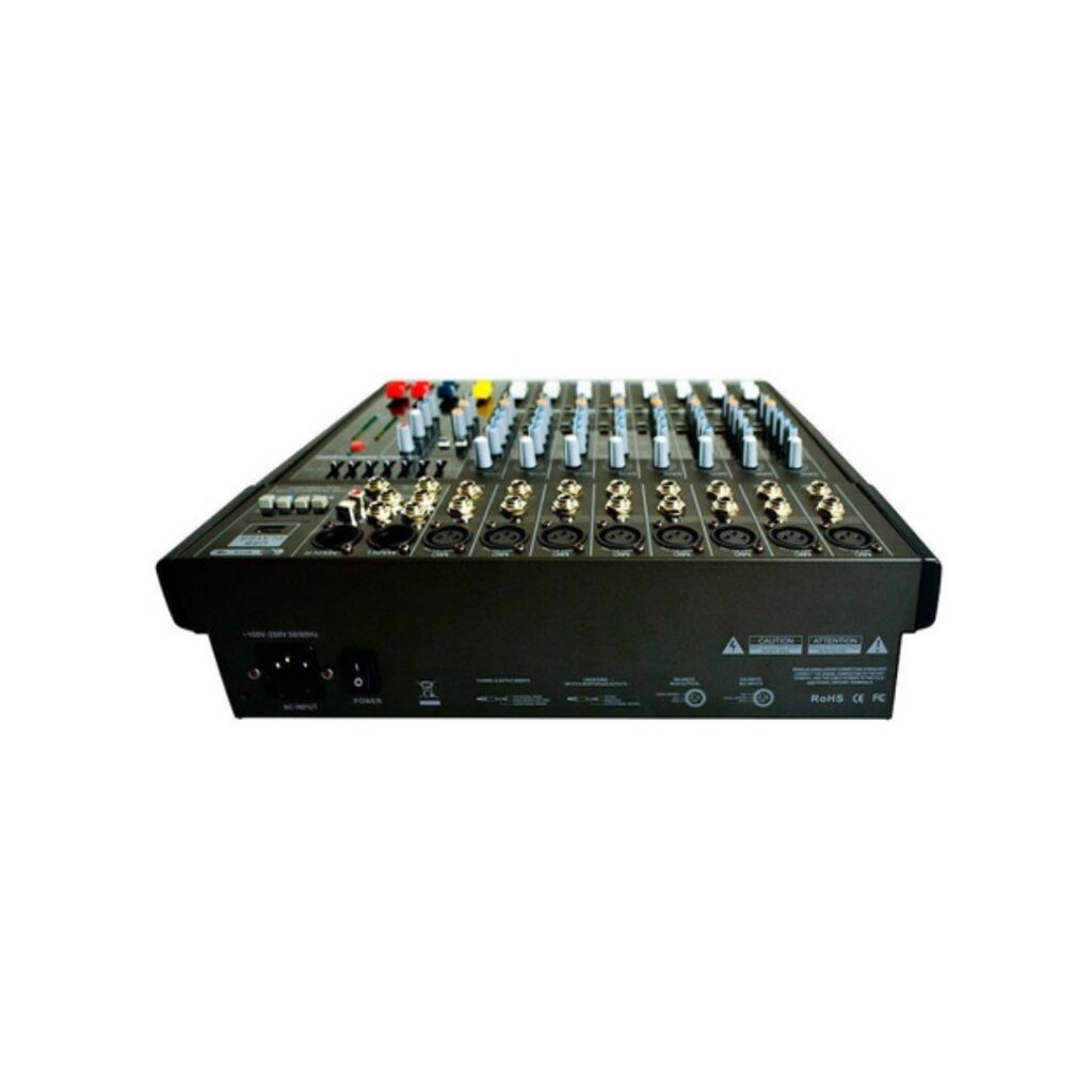 MIXER CUSTOM SOUND 8 CANAIS USB BLUETOOTH CMX8C CINZA – Rossi