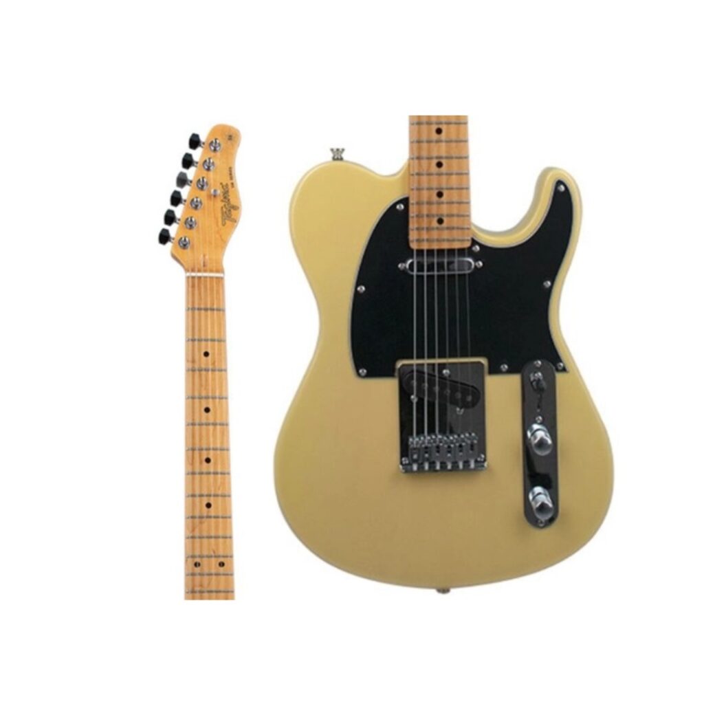 GUITARRA TAGIMA TELECASTER 2S TW55 BS ESCUDO BK ESCALA CLARA – Rossi
