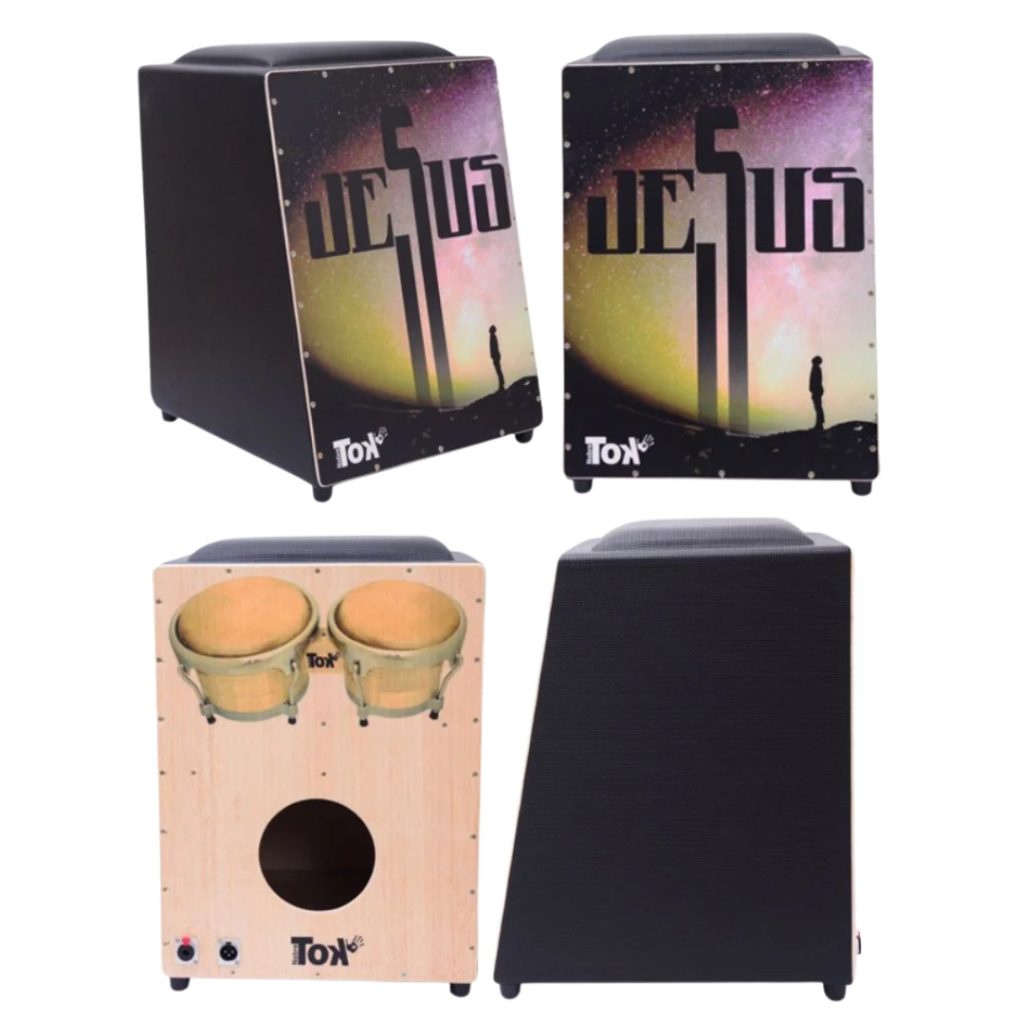 CAJON TOK ELETRICO JESUS C/BONGO EMBUTIDO 217 – Rossi