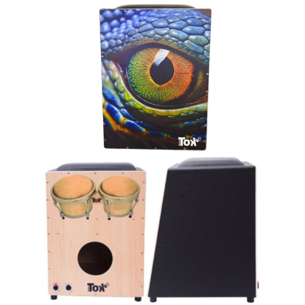 CAJON TOK ELETRICO OLHO COM BONGO EMBUTIDO 228 – Rossi