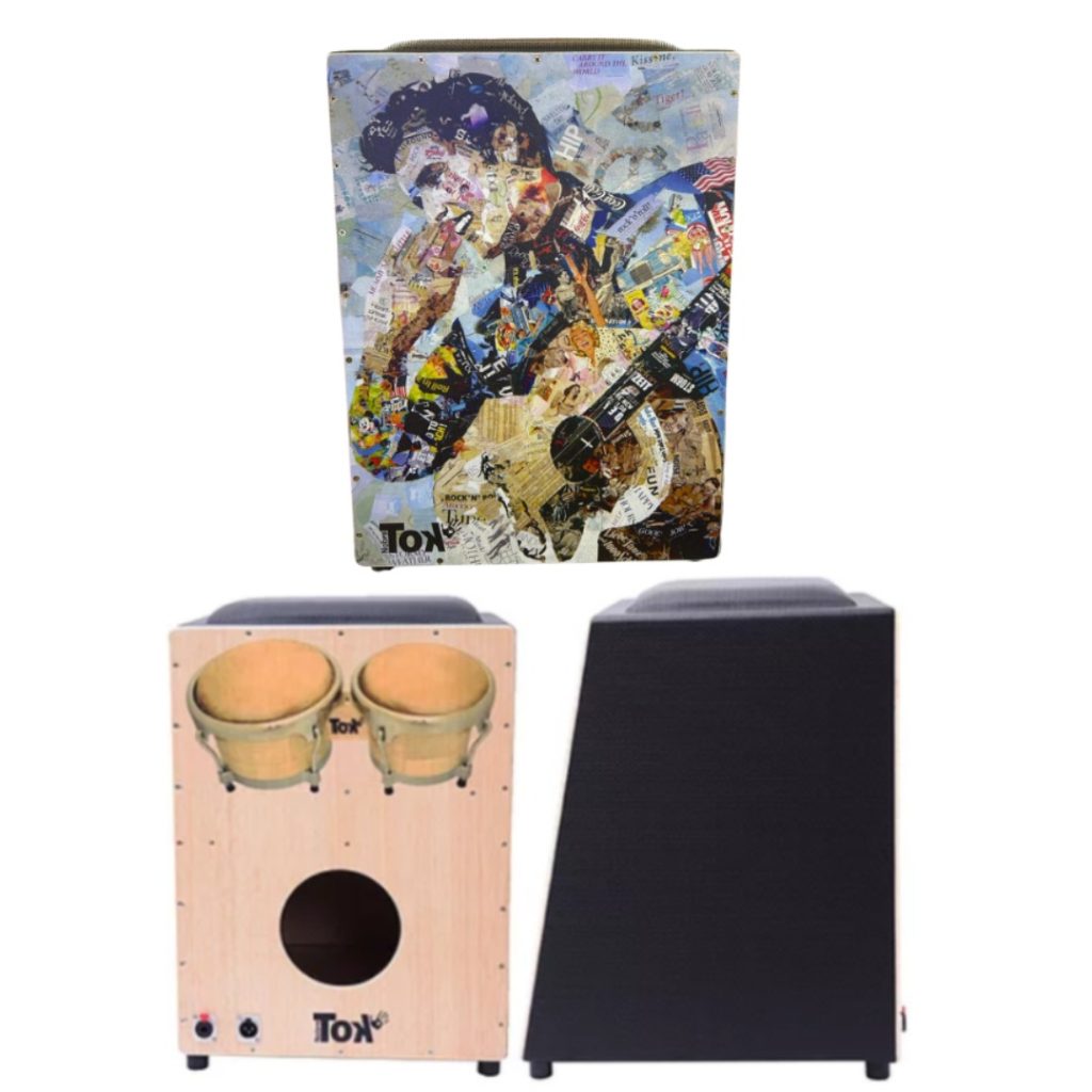 CAJON TOK ELETRICO ELVIS COM BONGO EMBUTIDO 240 – Rossi
